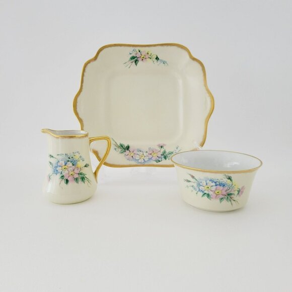 Rosenthal | Dining | Rare Antiq Rosenthal Hand Painted Floral Creamer ...